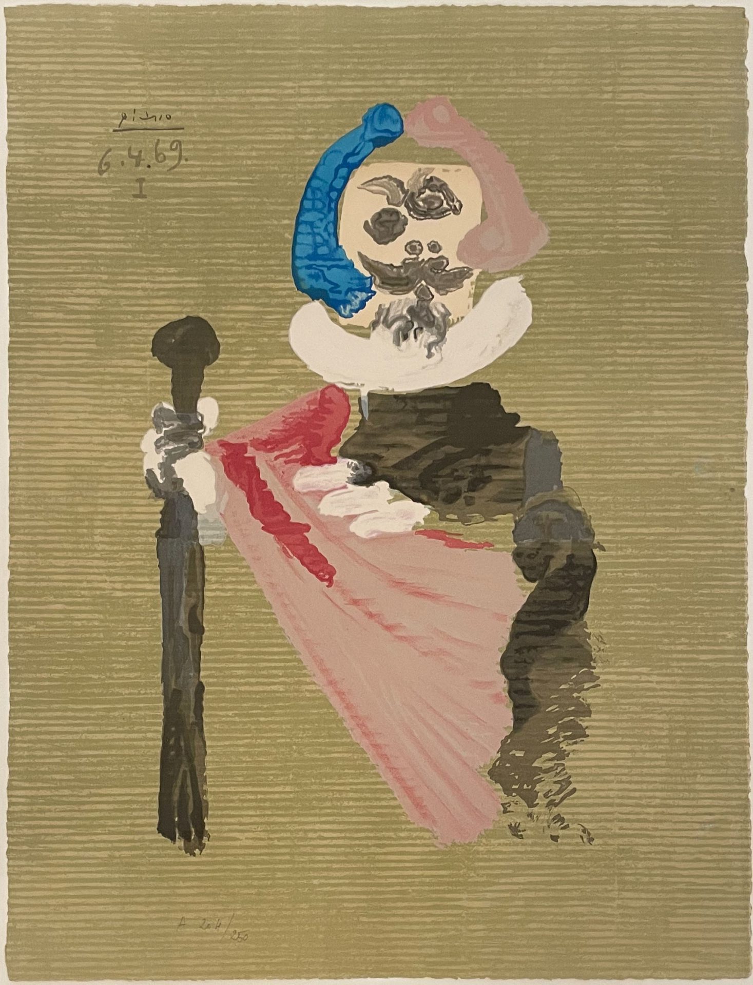 picasso portrait imaginaire 6.4.69 I sheet - Kunsthandel Juffermans